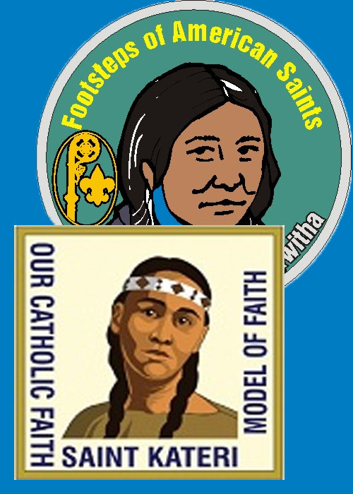 Catholic Scout Patch Programs: Saint Kateri Tekakwitha, Native American ...