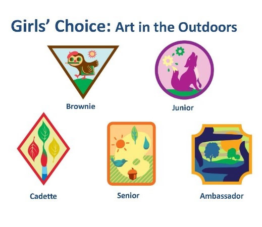 Girls’ Choice Badge: Art in Outdoors Requirements Now Online – Use ...