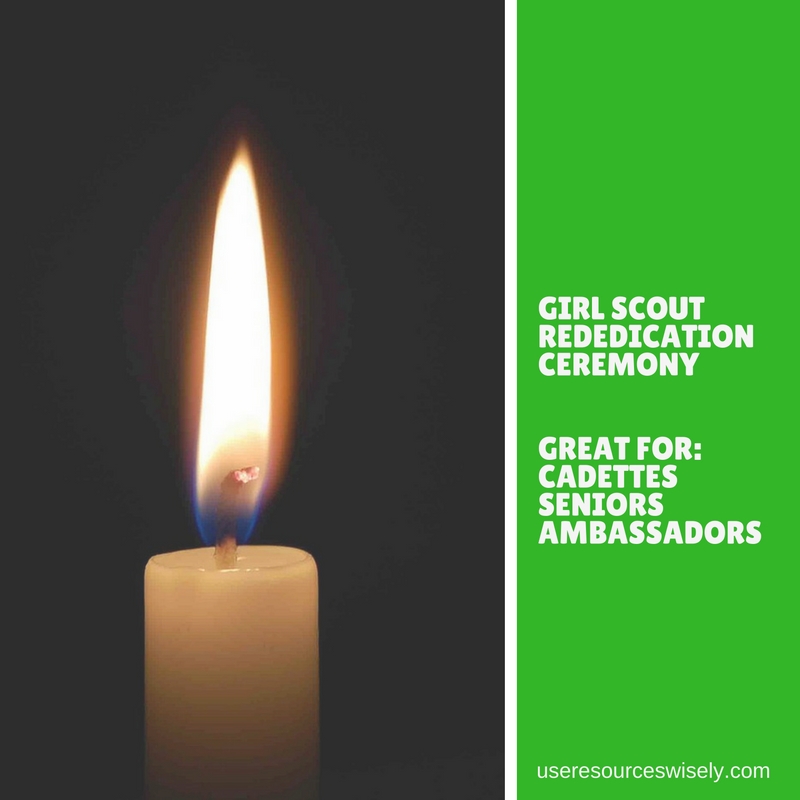 Rededication Ceremony for Cadettes, Seniors and Ambassadors – Use ...