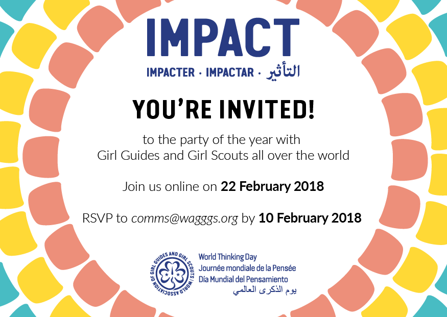 WAGGGS Online Thinking Day Party – Use Resources Wisely