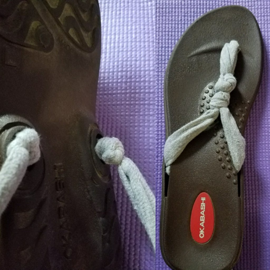 Fabric Flip Flop Makeover DIY – Use Resources Wisely