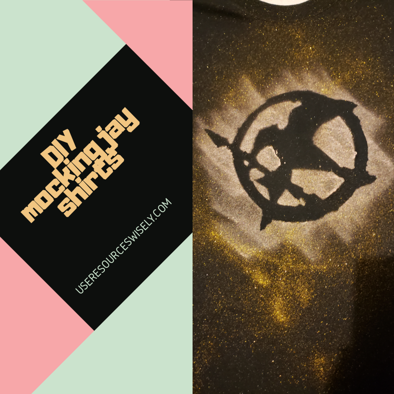 DIY Mockingjay T-Shirt for Hunger Games Campout – Use Resources Wisely